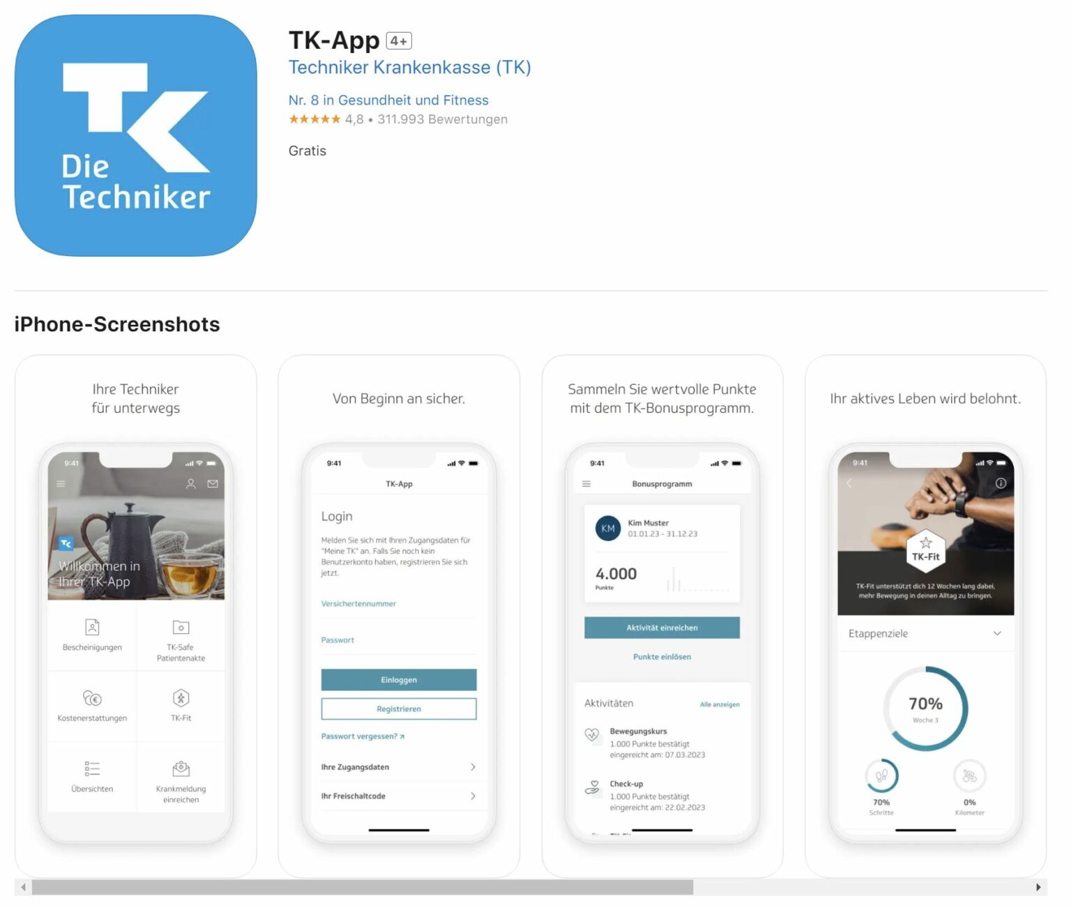 推荐使用TK App手机程序 - 德国TK保险中文网